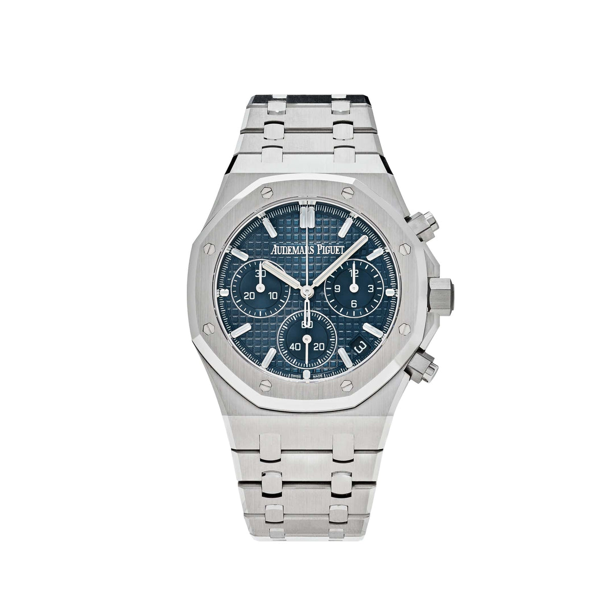 Audemars Piguet Royal Oak Chronograph 41mm Steel Blue Dial 26240ST.OO ...