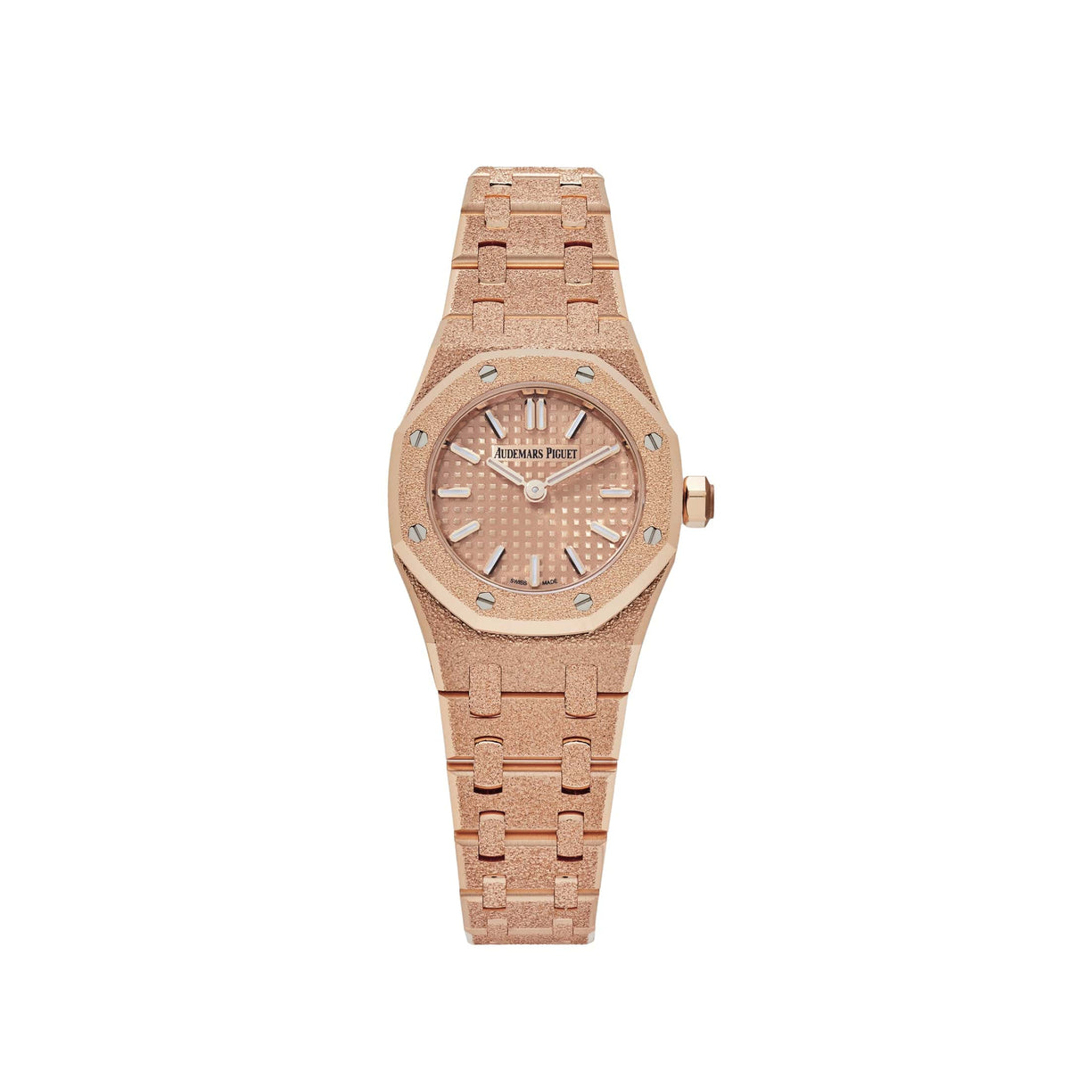 Audemars Piguet Royal Oak 67630OR.GG.1312OR.01 'Mini' Frosted Rose Gol ...