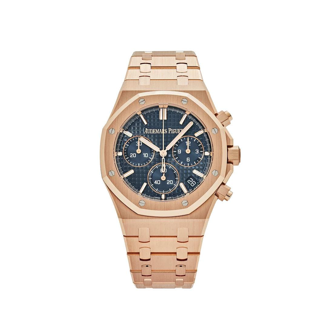 Audemars Piguet Royal Oak Chronograph 26715OR.OO.1356OR.01 Rose Gold B ...