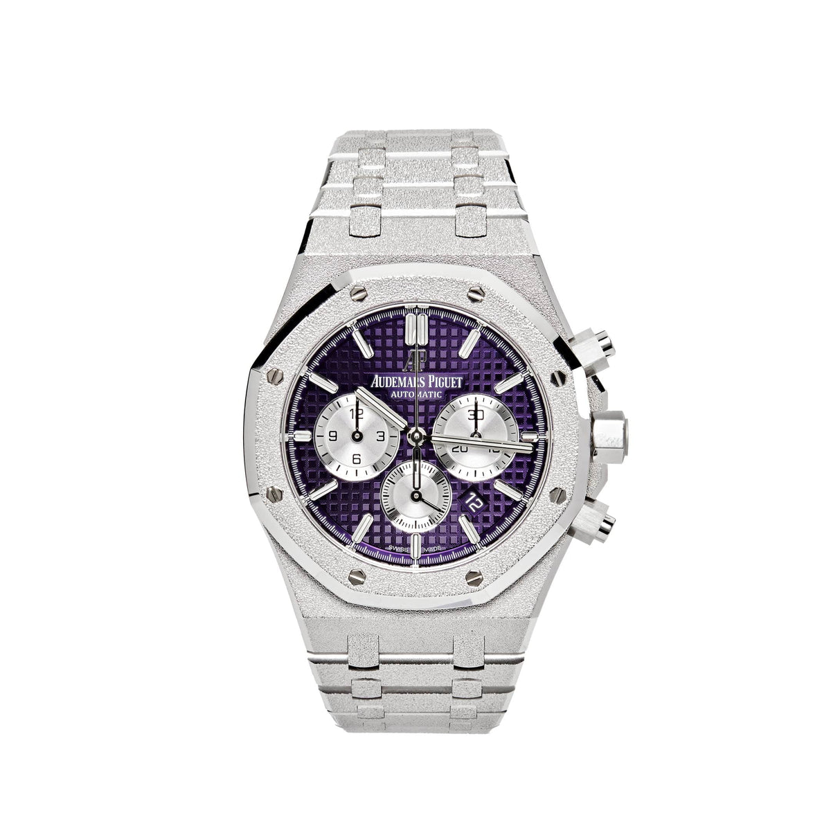 Audemars Piguet Royal Oak Frosted Selfwinding Chronograph Purple Dial ...