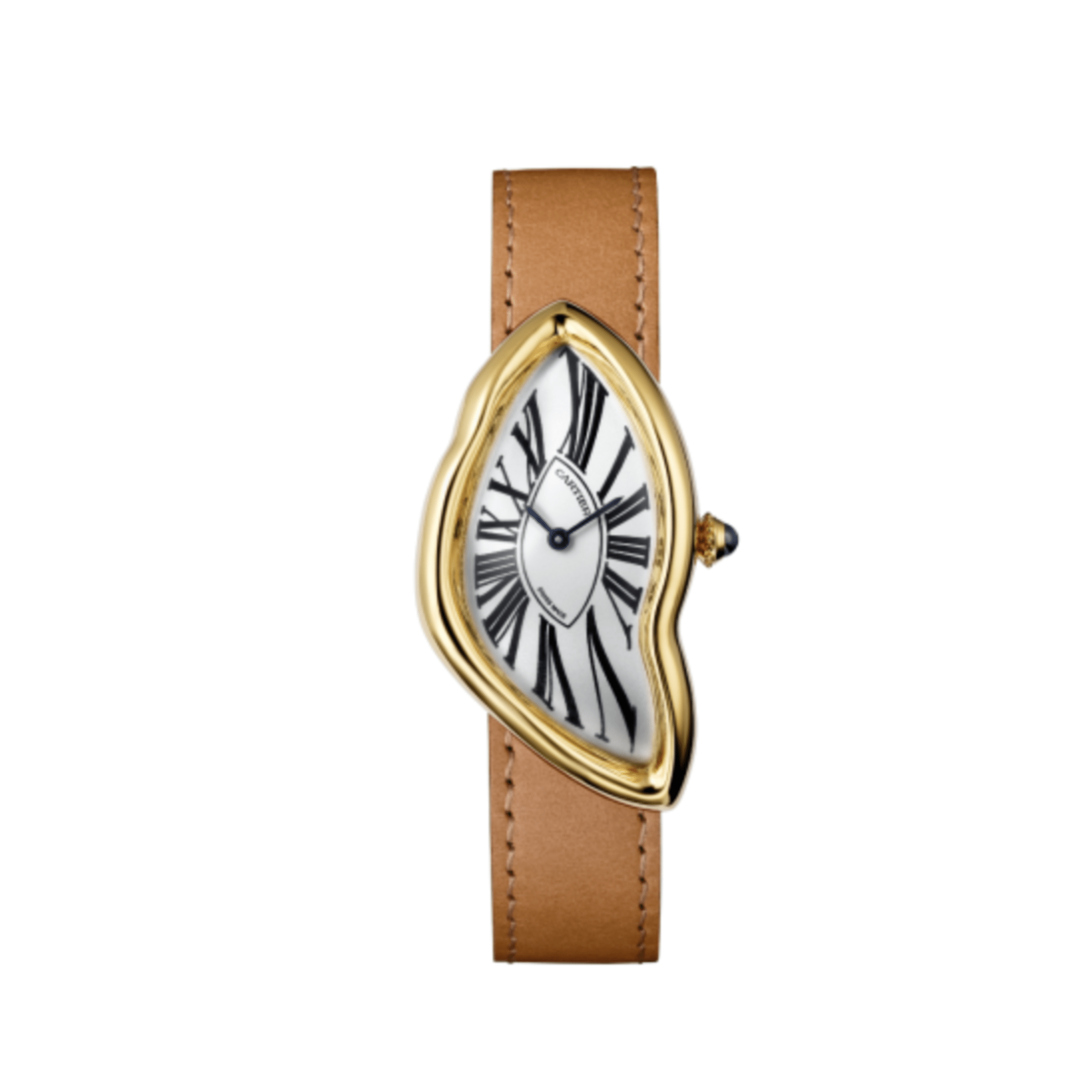 Cartier Crash WGCH0006 Yellow Gold Silvered Dial – Wrist Aficionado