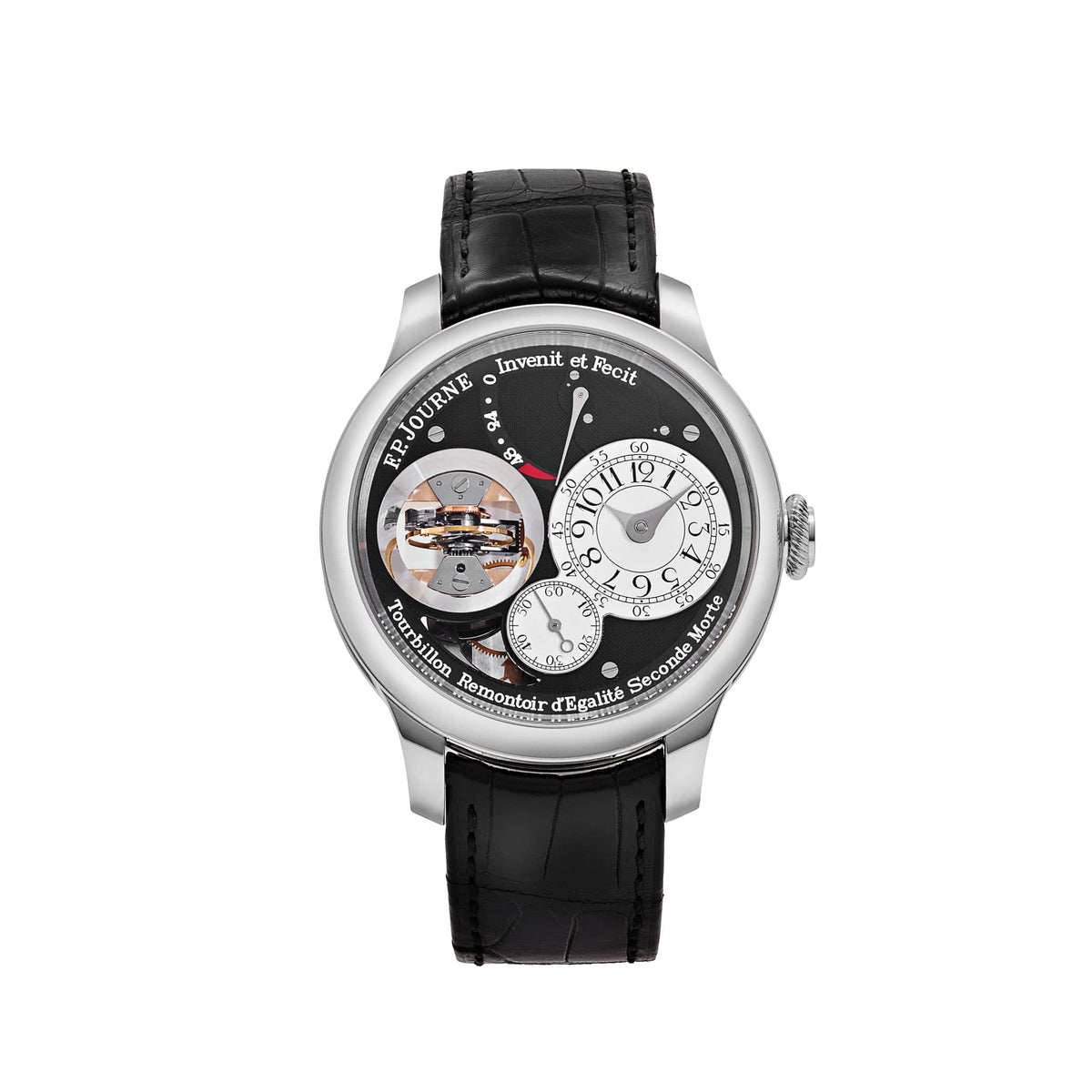 F.P.Journe Tourbillon Souverain Vertical Ref. TV Black Label Platinum ...