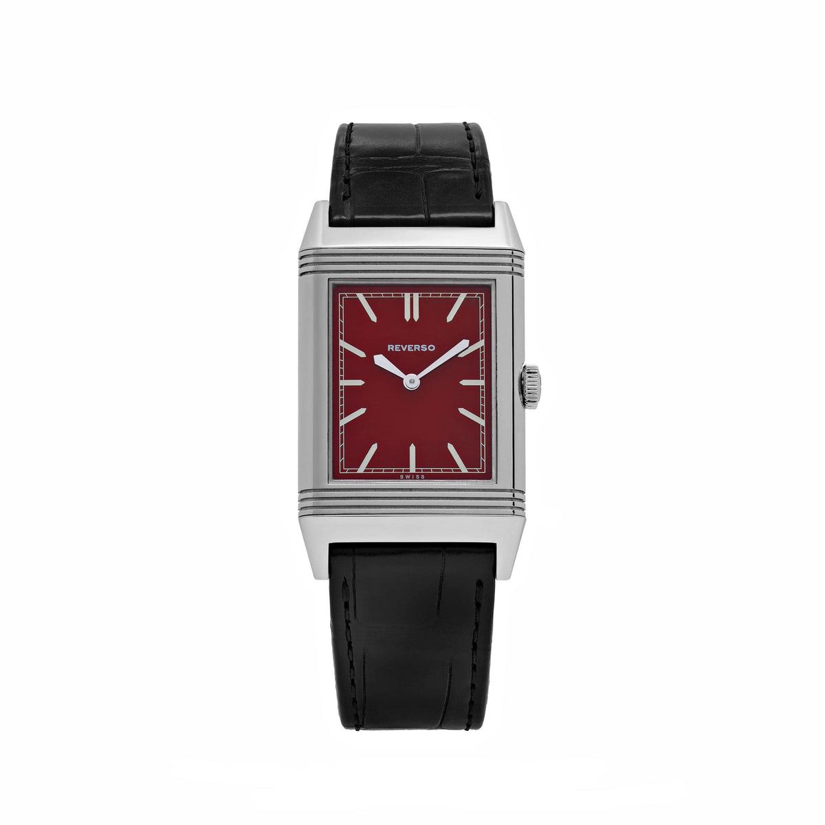 Jaeger-LeCoultre Reverso 278856J Stainless Steel Red Dial Special '193 ...