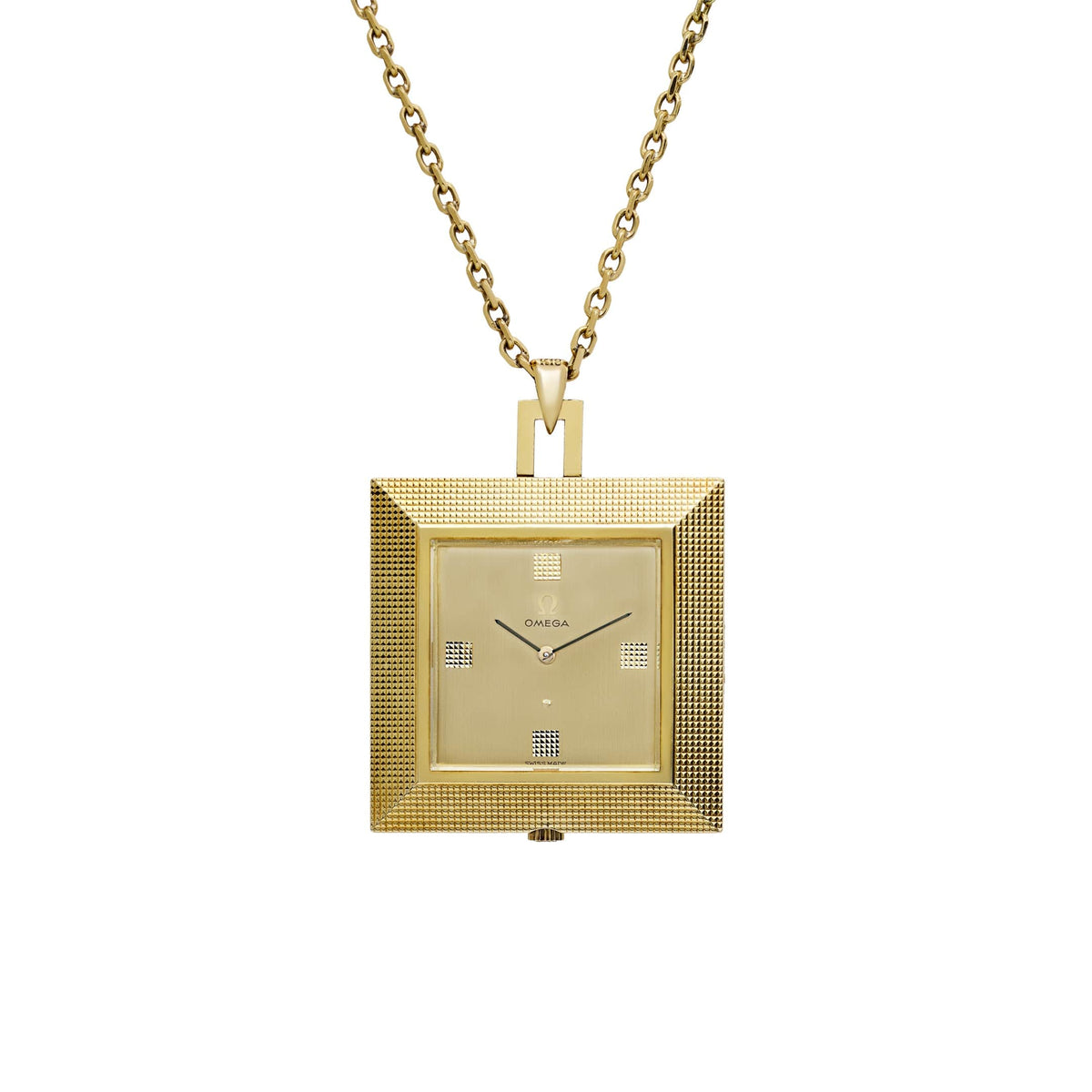 Omega Square Pocket Watch 1715 Yellow Gold Gold Dial – Wrist Aficionado