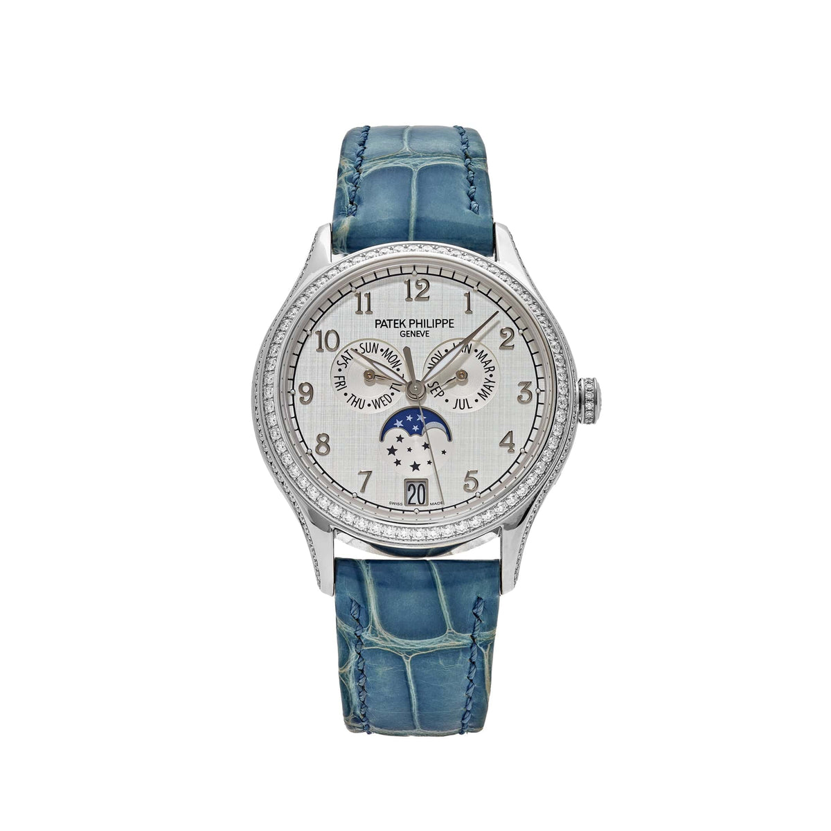 Patek Philippe Complications 4947G-010 Annual Calendar White Gold Silv ...