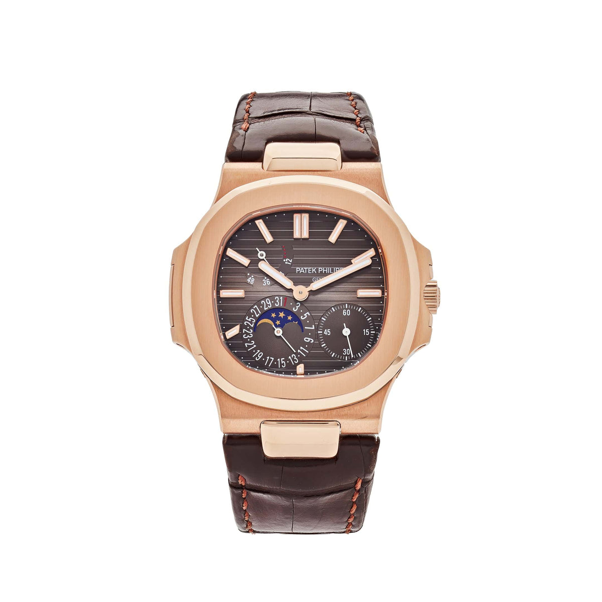 Patek Philippe Nautilus 5712R-001 Moon Phases Rose Gold – Wrist Aficionado