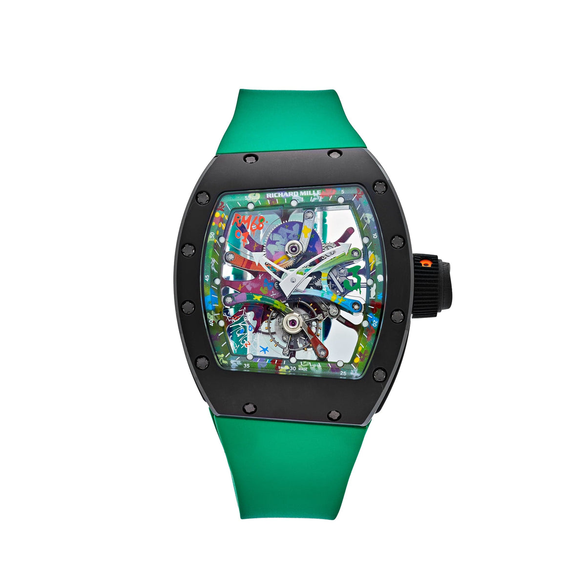 Richard Mille RM 68-01 Cyril Kongo Tourbillon Carbon Limited Edition o ...