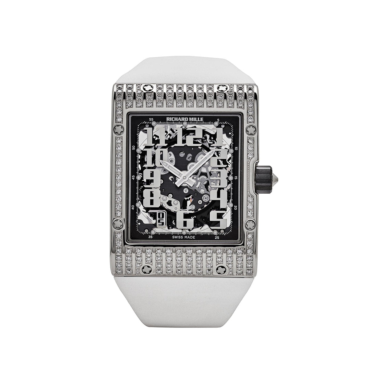Richard Mille RM 016 'Extra Flat' White Gold Diamond Set (2008) – Wrist ...
