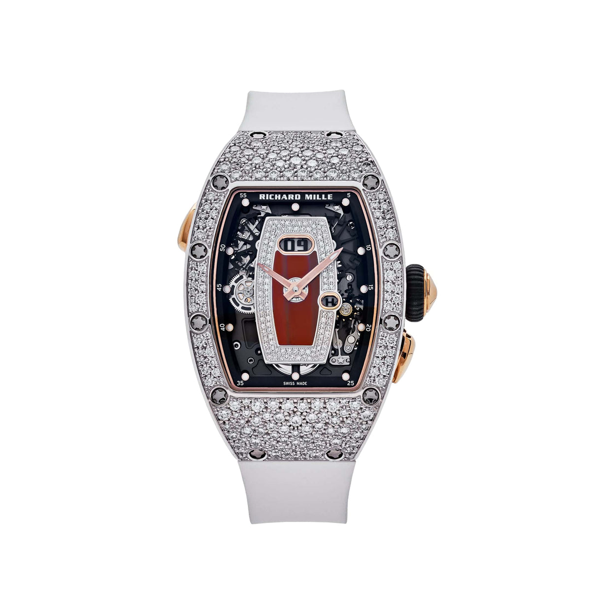 Richard Mille RM 037 White Gold Snow Diamond Set (2023) – Wrist Aficionado