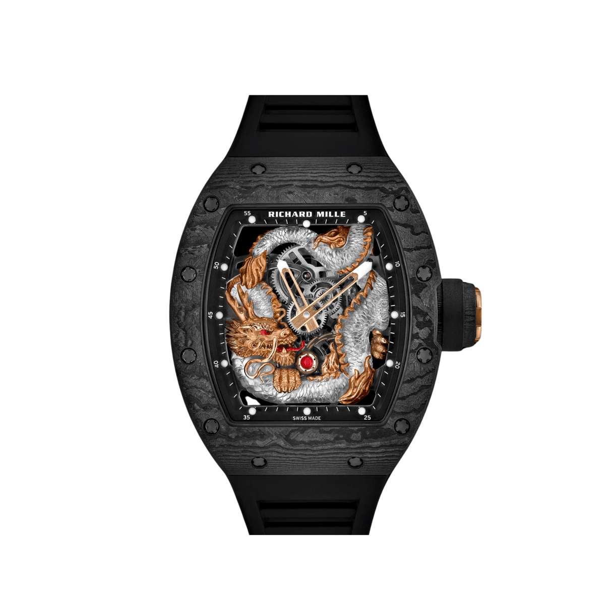 Richard Mille RM 57-03 Tourbillon Carbon Sapphire Dragon Dial Limited ...