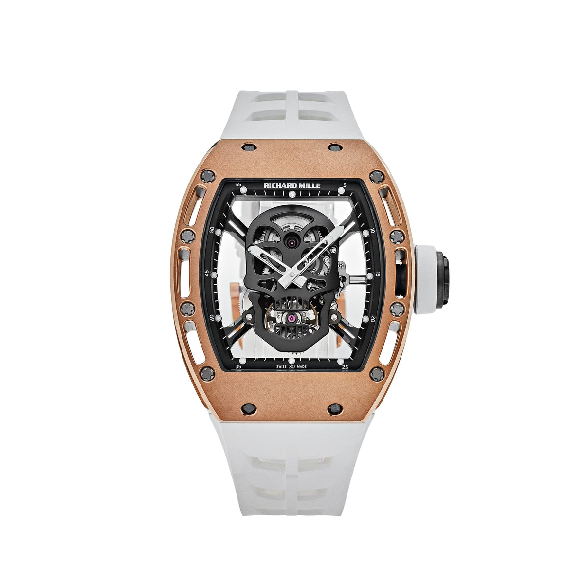 Richard Mille RM 052 'Skull' Tourbillon Rose Gold Limited Edition ...