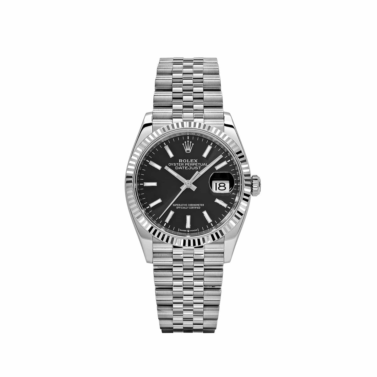 Rolex Datejust 36 126234 Stainless Steel Black Dial Jubilee (2024 ...