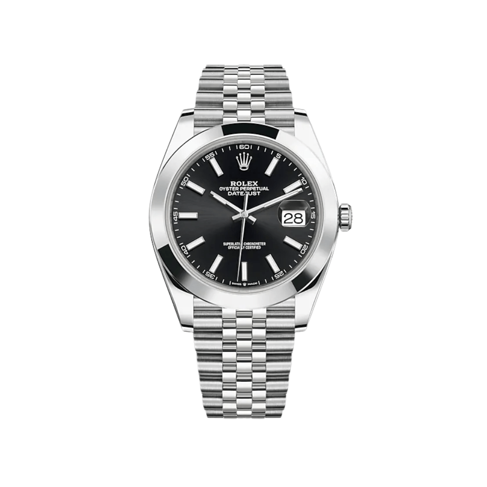 Rolex Datejust 41 126300 Stainless Steel Black Dial Jubilee – Wrist ...
