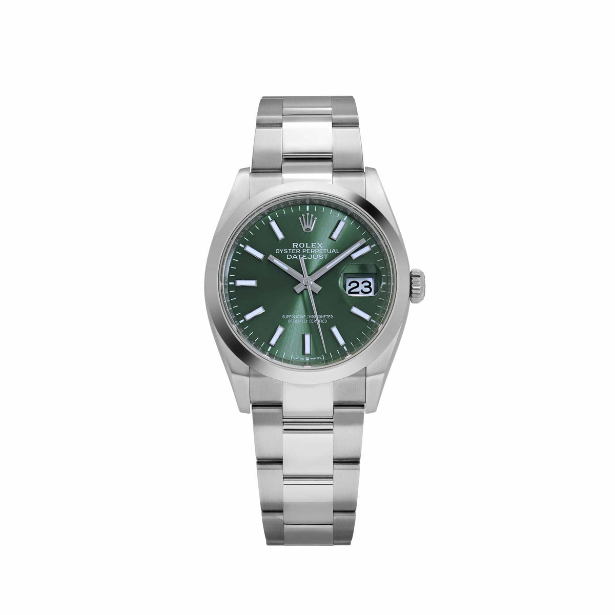 Rolex Datejust 36 126200 Stainless Steel Mint Green Dial Oyster (2025 ...