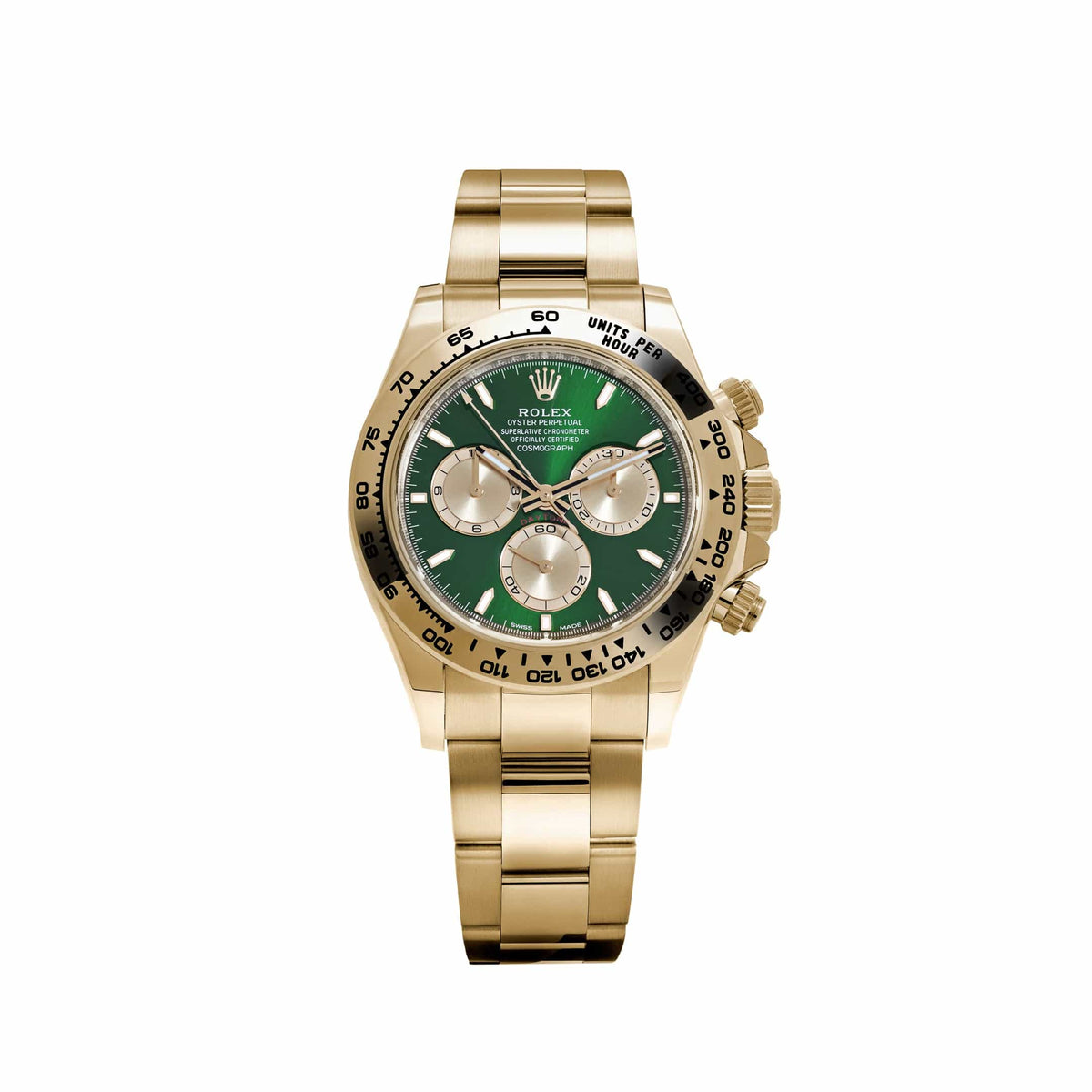 Rolex Daytona 126508 'John Mayer 2.0' Yellow Gold Bright Green and Gol ...