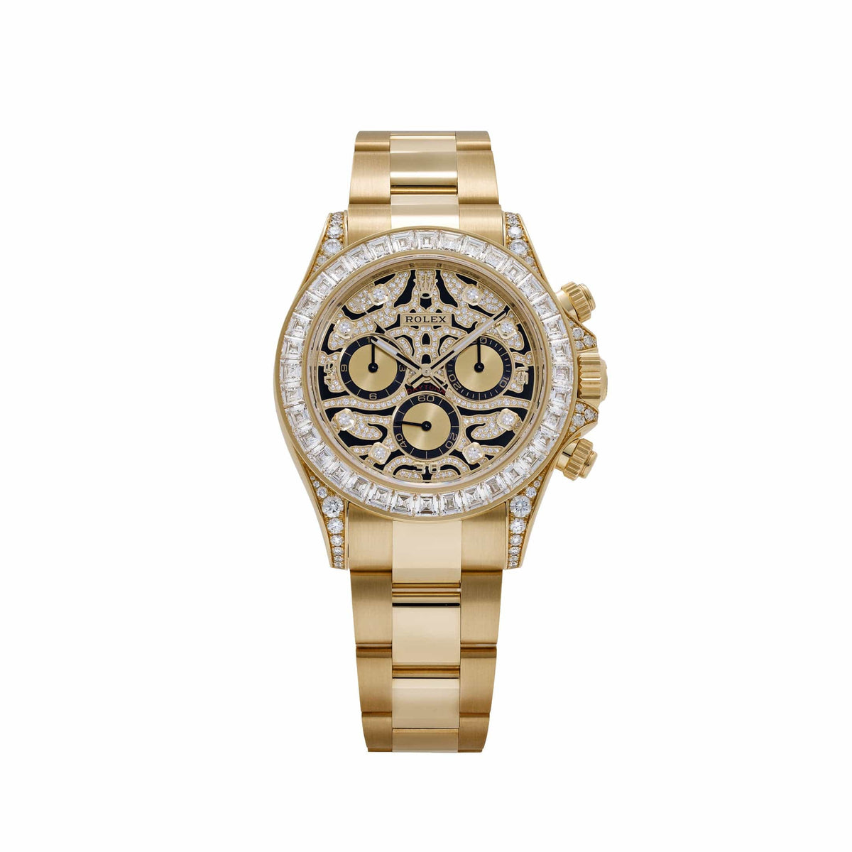 Rolex Daytona 'Eye of the Tiger' 116598TBR Yellow Gold Diamond Accents ...