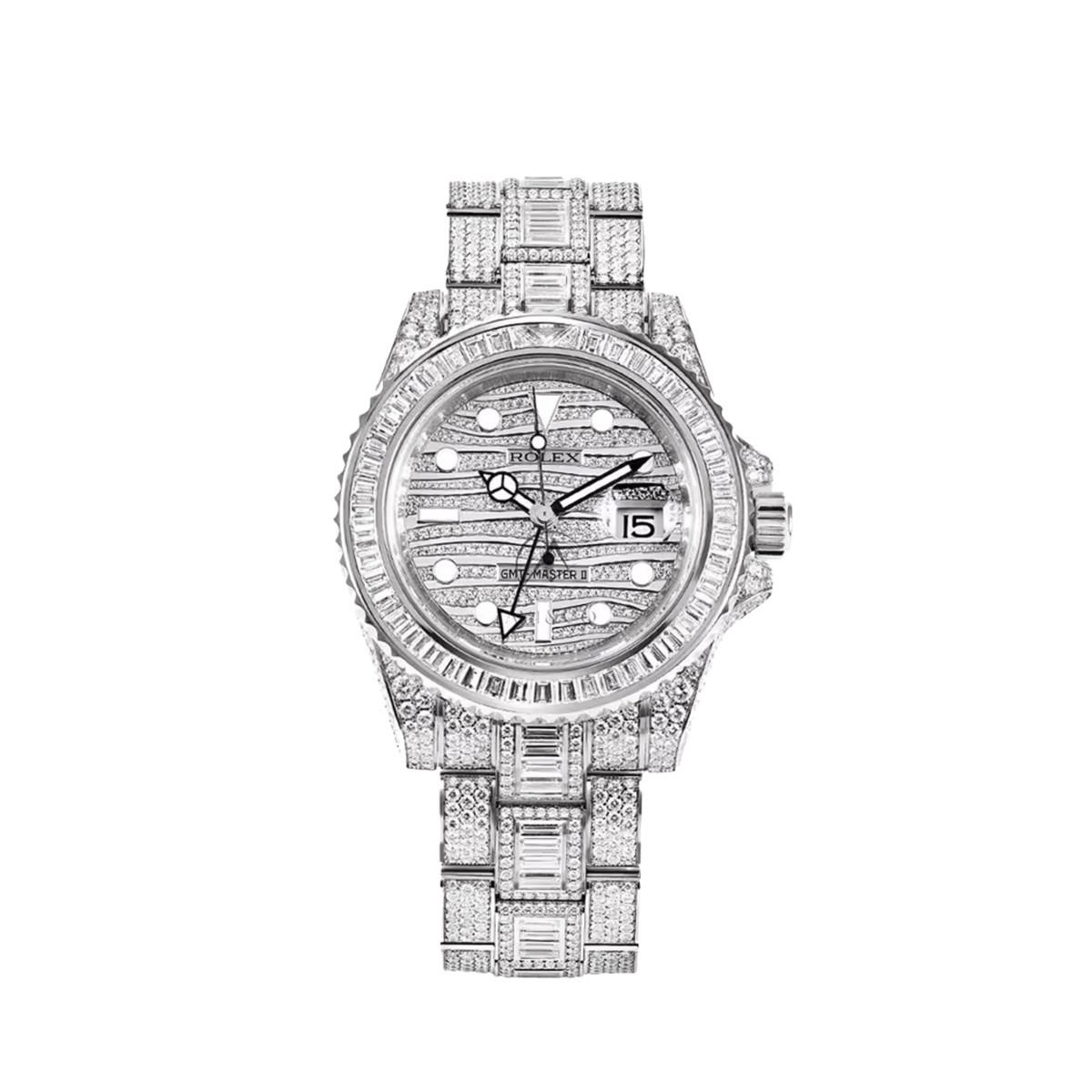 Rolex GMT-Master II 116769TBR-001 White Gold Diamond Set – Wrist Aficionado