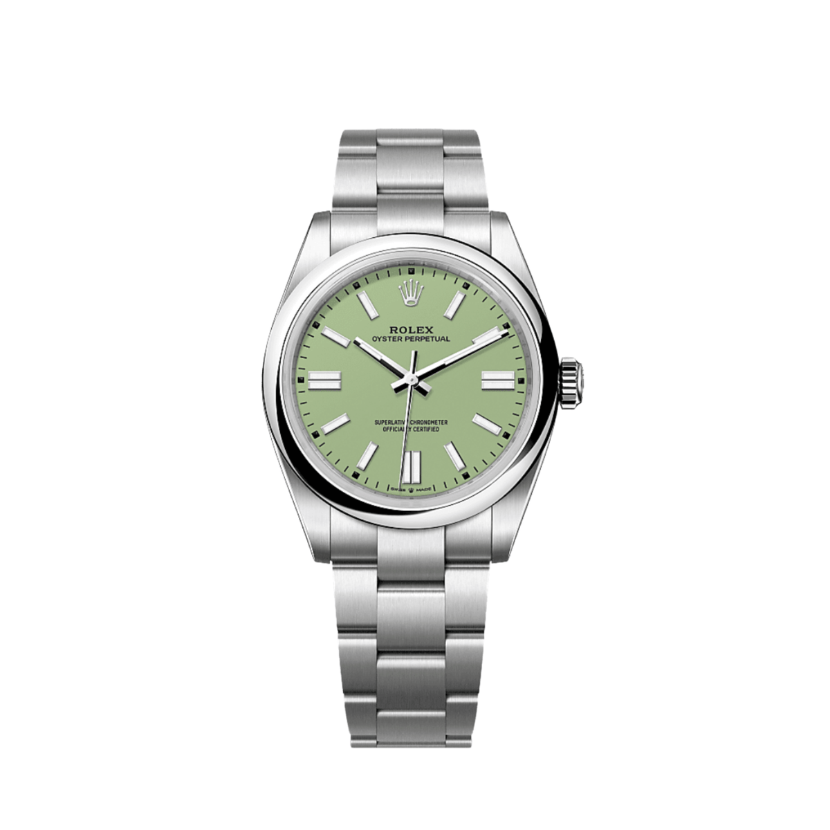 Rolex Oyster Perpetual 41 134300 Stainless Steel Pistachio Dial (2025 ...