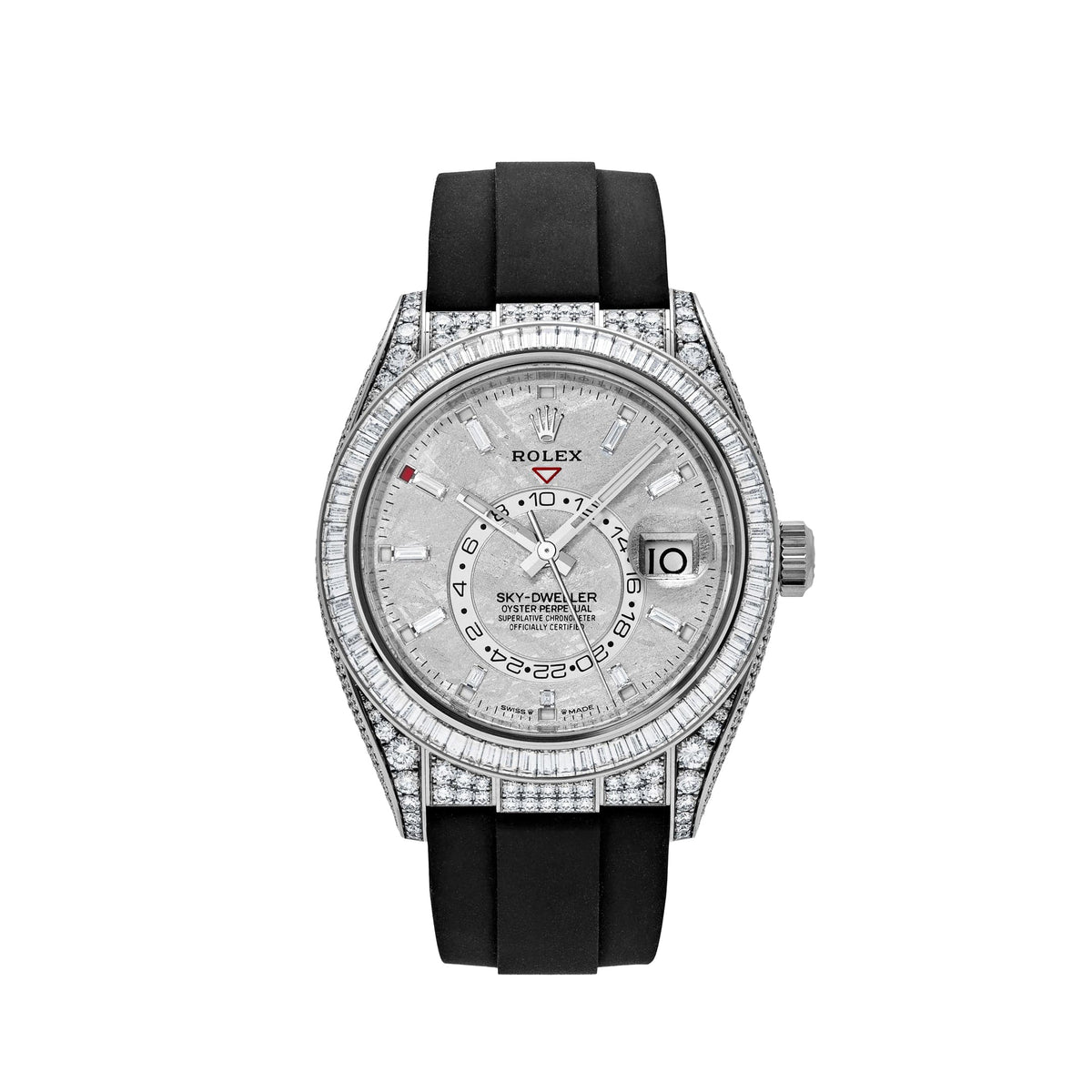 Rolex Sky-Dweller 336259TBR White Gold Meteorite Dial Diamond Bezel an ...