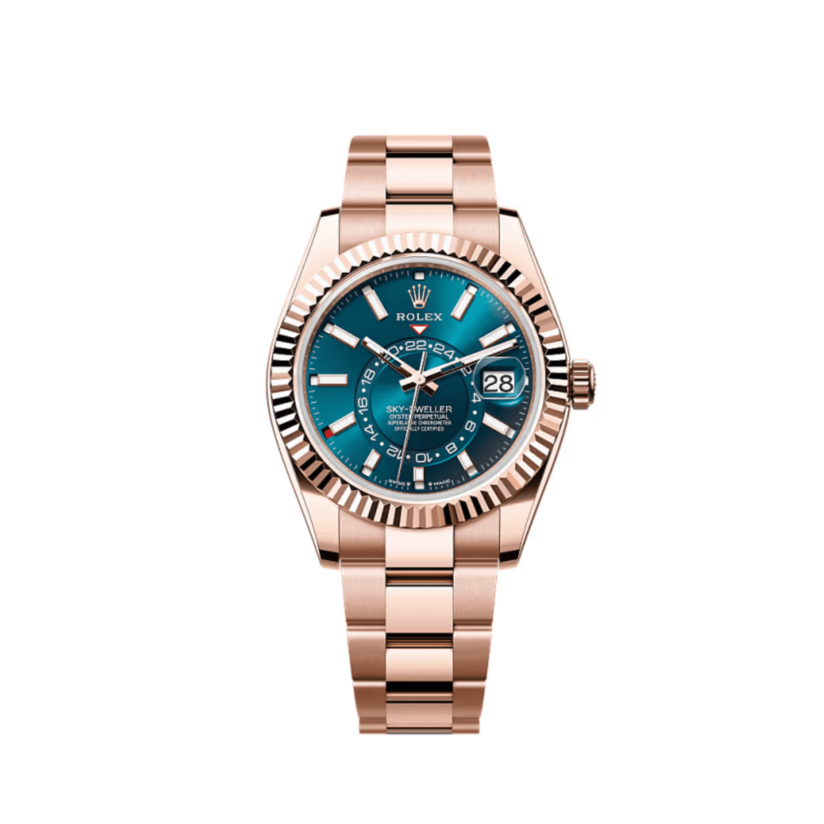 Rolex Sky-Dweller 336935 Rose Gold Blue-Green Dial Oyster (2023 ...