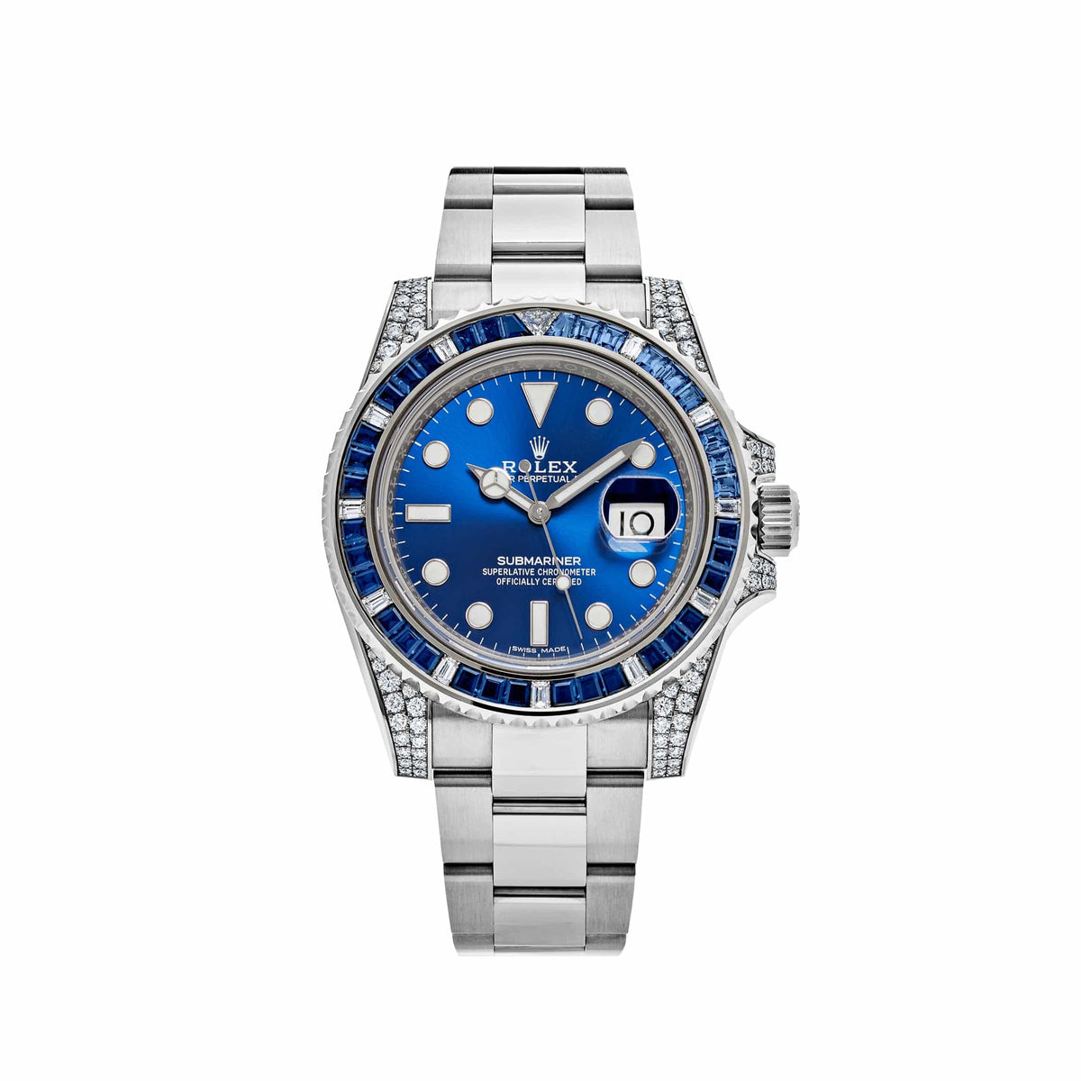 Rolex Submariner Date 116659SABR White Gold Blue Dial Sapphire Diamond ...